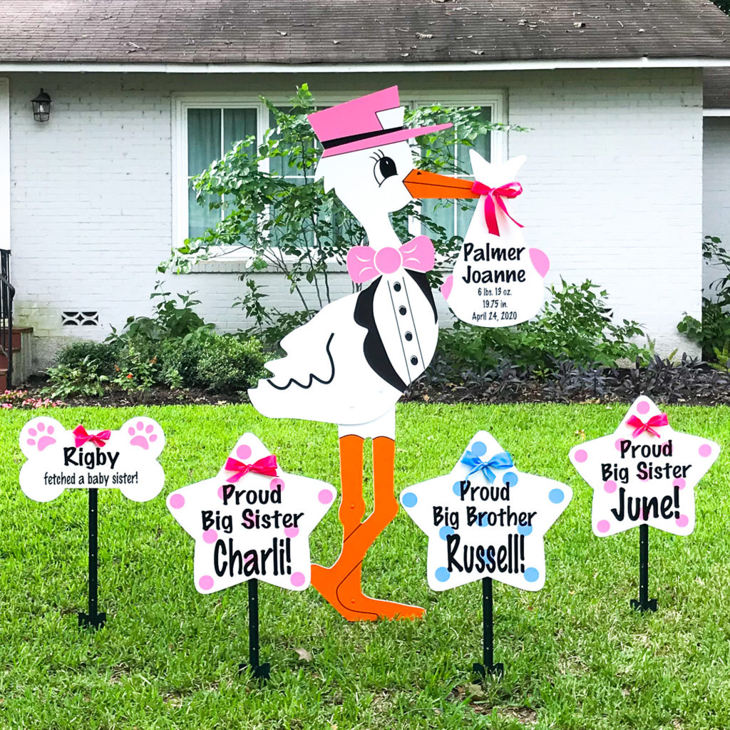 New York Storked: Stork Sign Rentals in Rochester, New York